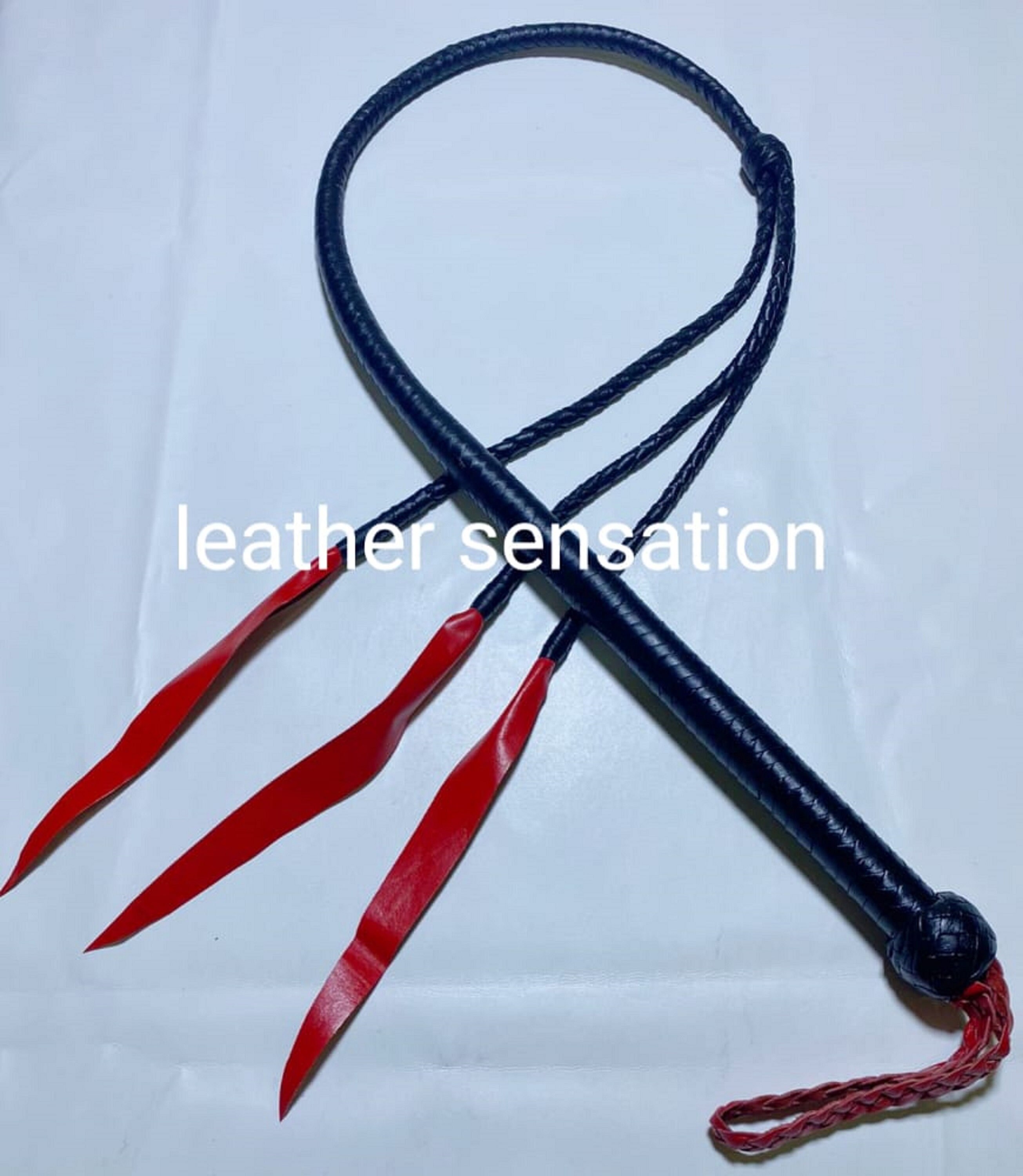 DARK BROWN LEATHER QUIRT ( WHIP / CROP / FANTASY WHIP ) ￡0.99 ...