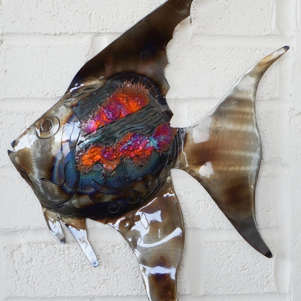 Metal Fish Wall Art - Etsy Australia