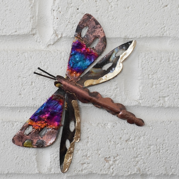 Metal Dragon Fly Wall Hanging - Etsy