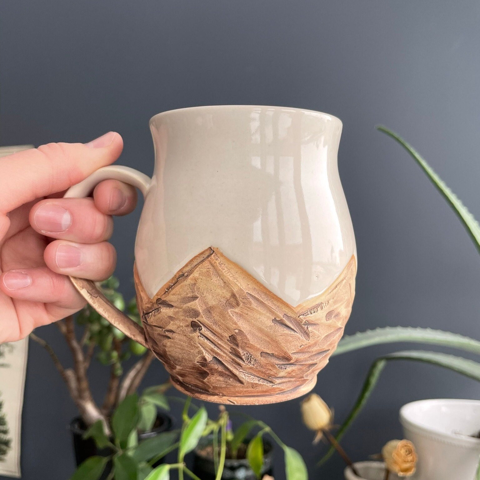 Mountain Mug Ceramic Nature Mug - Etsy