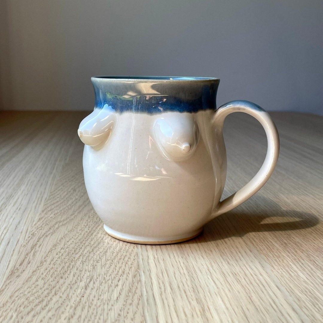 Handmade Pottery Boob Mug // Dishwasher and Microwave Safe - Etsy