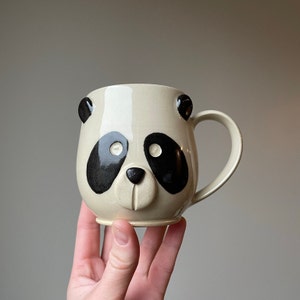 SET OF TWO Handmade Bear Mugs - Made to Order - Etsy