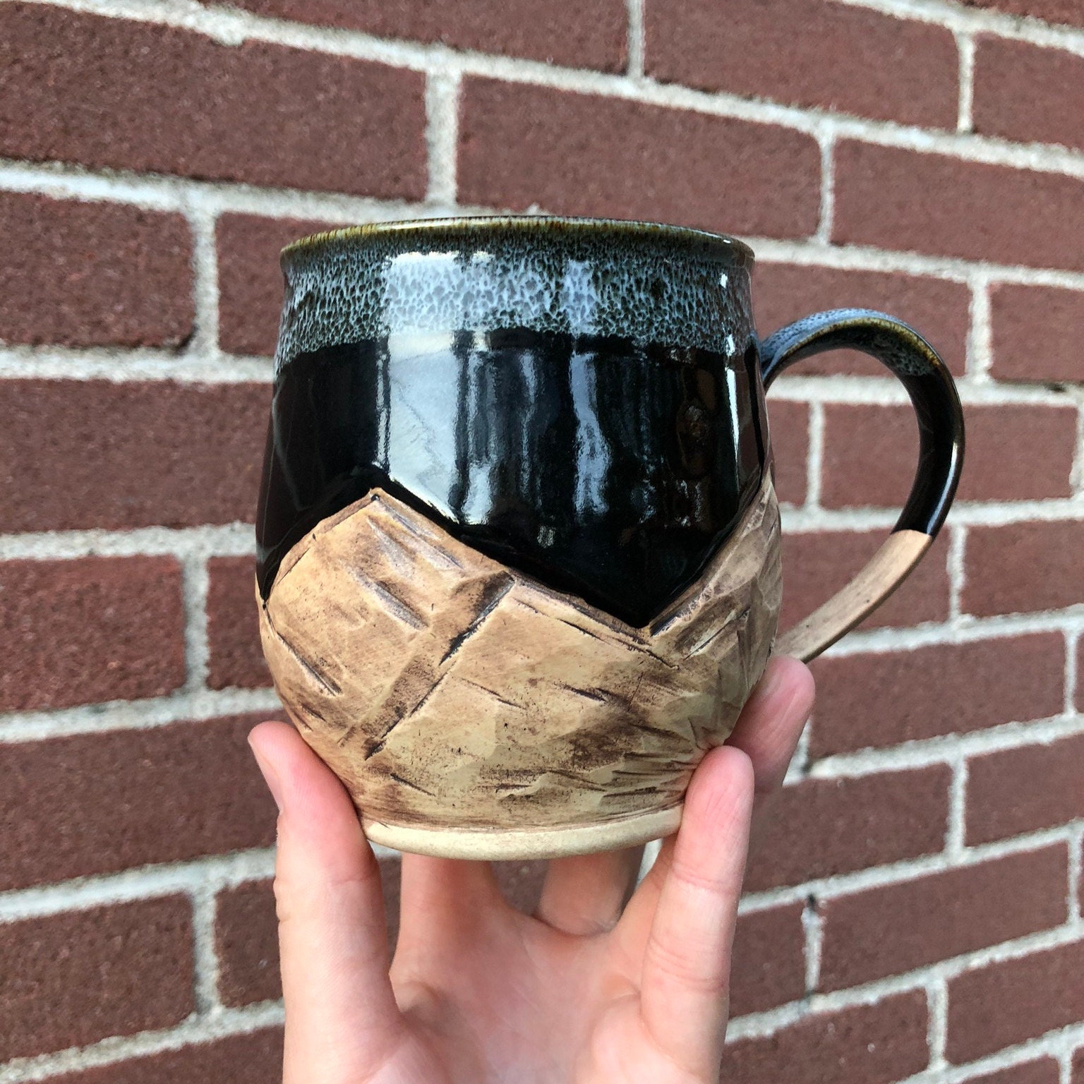 Mountain Mug Ceramic Nature Mug - Etsy