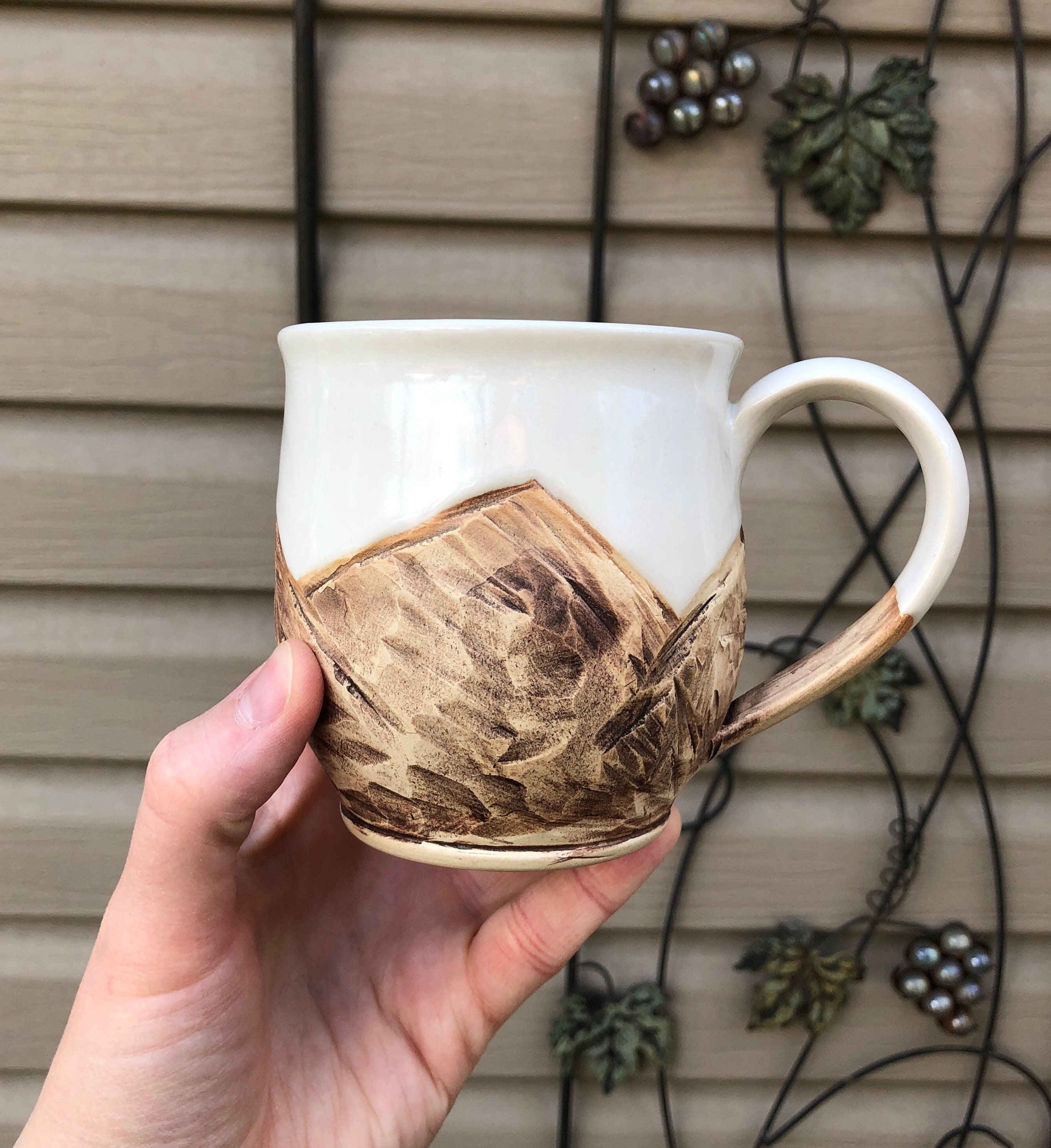 Mountain Mug Ceramic Nature Mug | Etsy