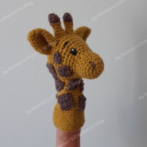 Crochet Pattern, Five Safari Animals Finger Puppets - Etsy