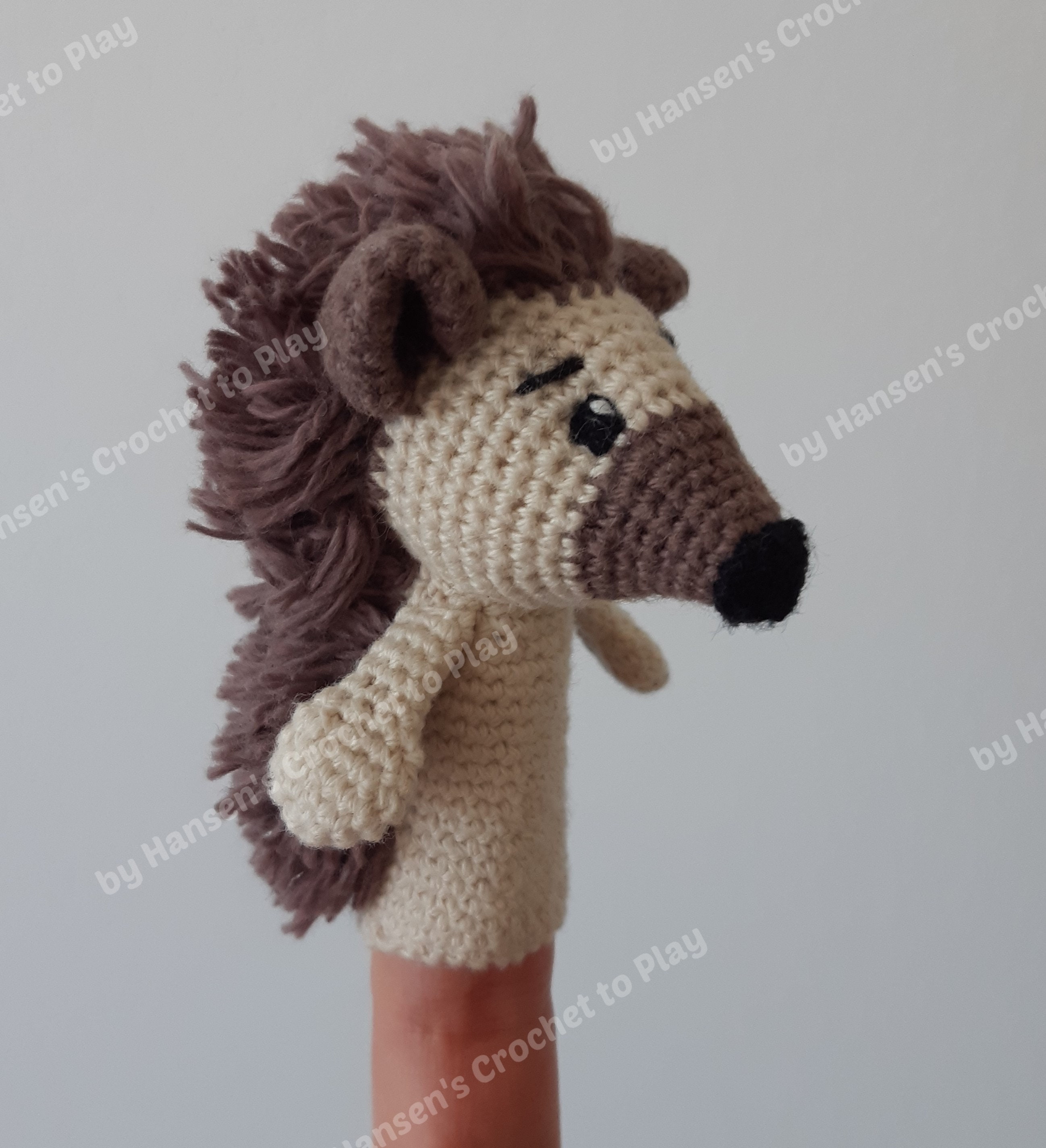 Crochet Pattern Five Forest Animals Finger Puppets | Etsy