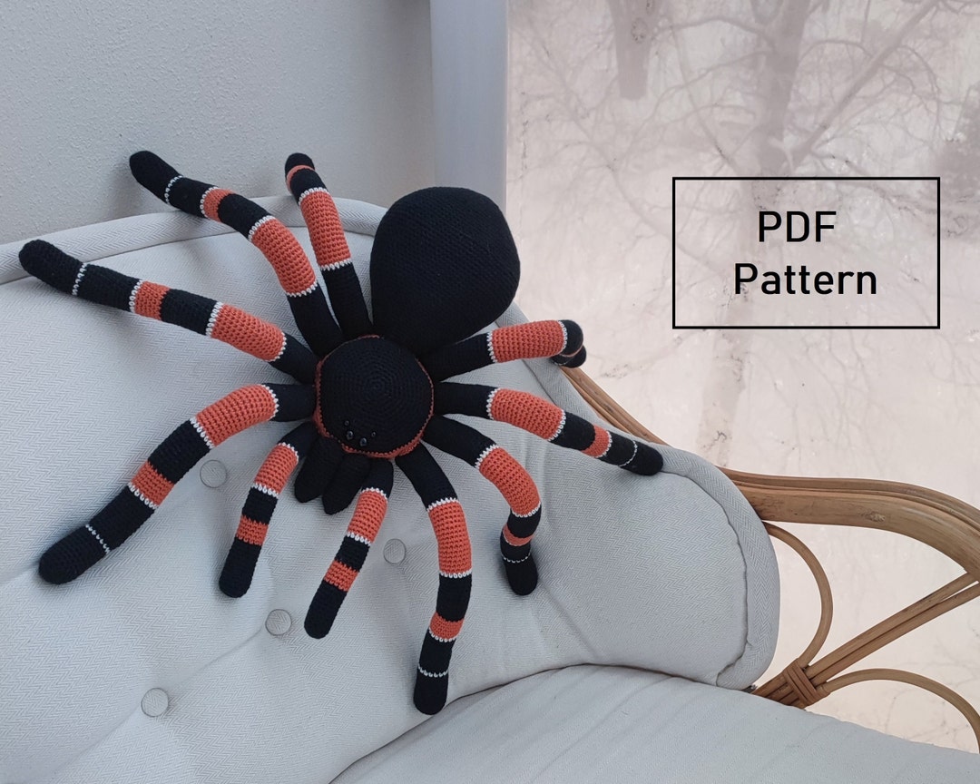 Tarantula Spider Crochet Pattern - Etsy