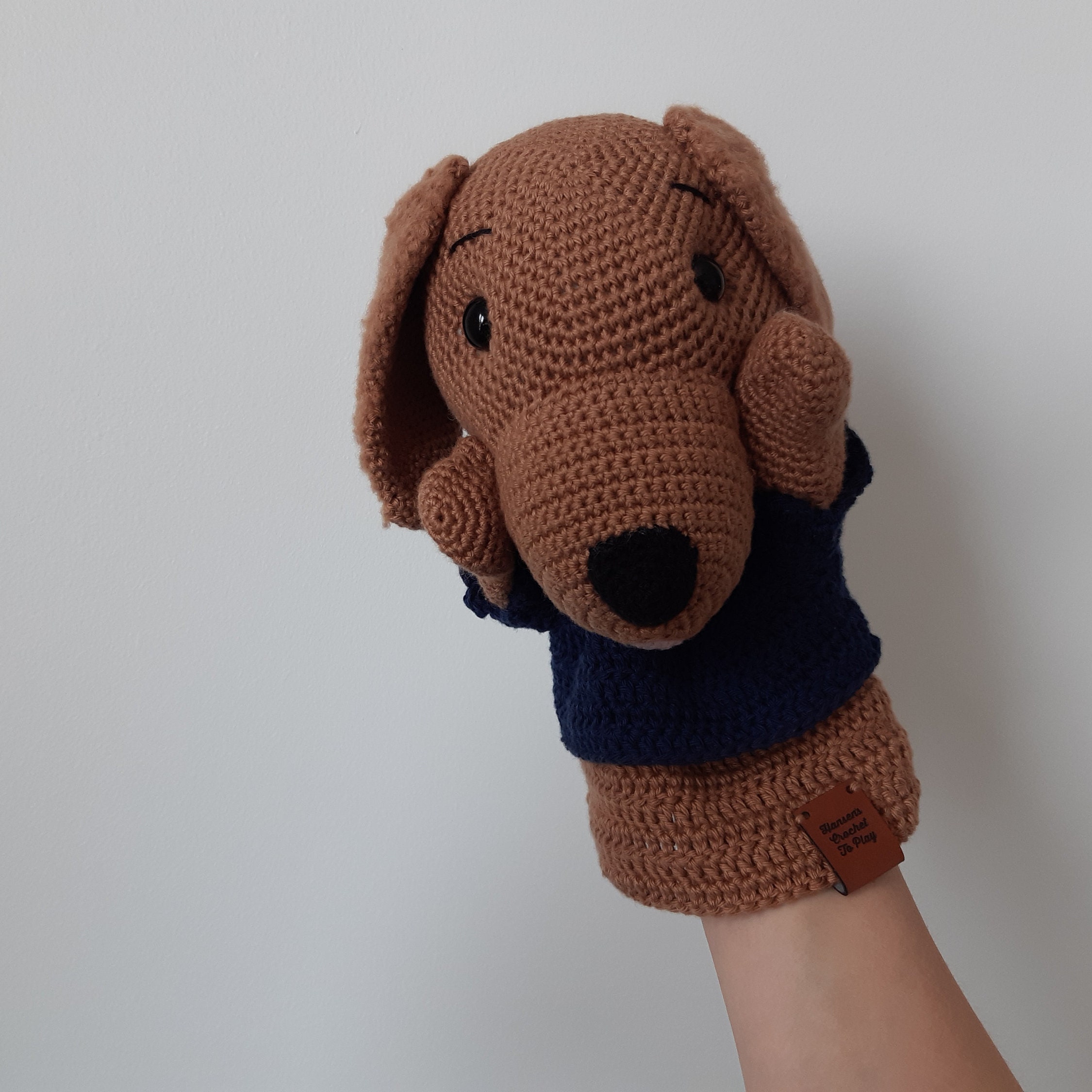 Crochet Pattern Kira the Dog Hand Puppet - Etsy