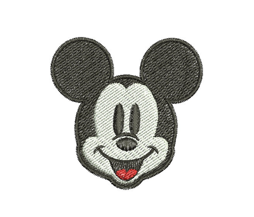 Mickey Mouse Embroidery Design Machine Embroidery Design Mickey Head ...
