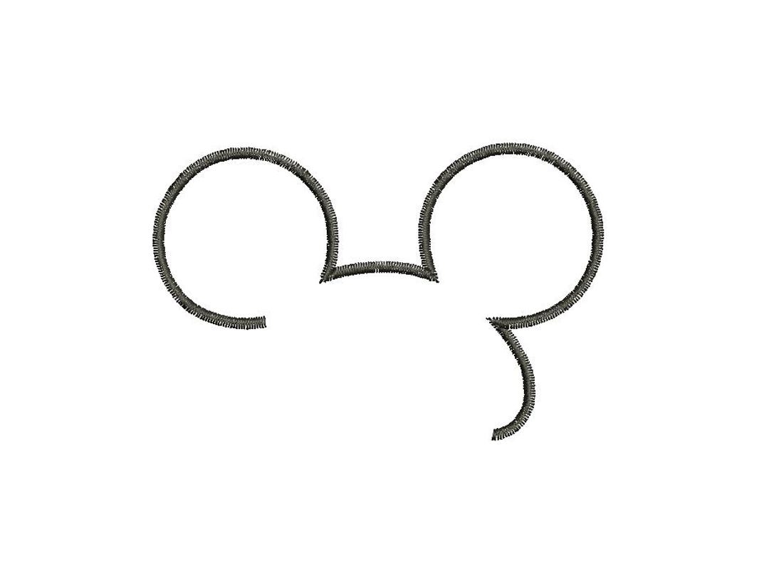 Mickey Ears Embroidery Design - Mickey Ears - Machine Embroidery Design ...