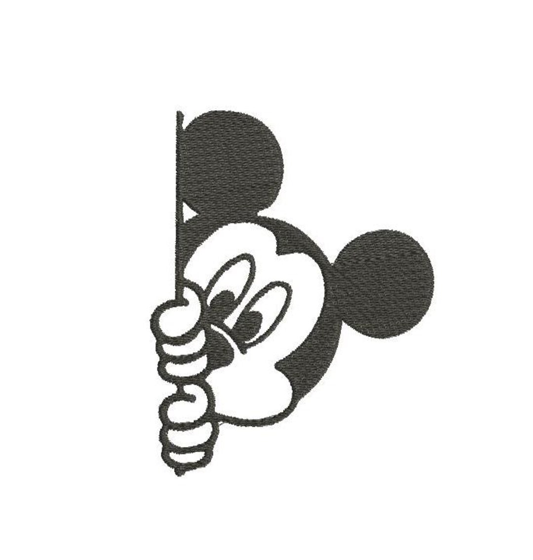 Mickey Secret Embroidery Design - Mickey Secret - Machine Embroidery ...