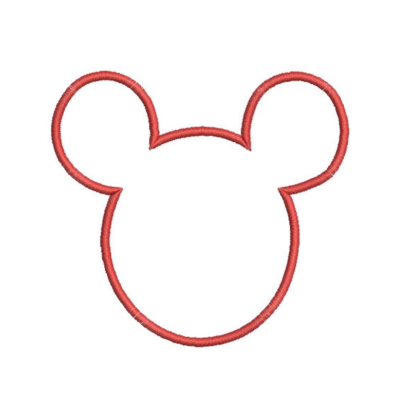Mickey Mouse Embroidery Design - Etsy
