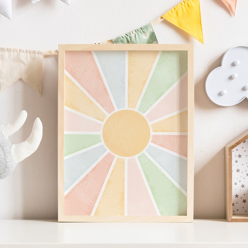 Sun Illustration - Etsy