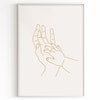 ASL, American Sign Language Art, Colors Poster, Educational Posters ...