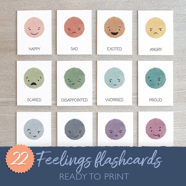 Emotions Printable - Etsy
