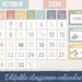 Classroom Calendar Display | Pocket Chart | Pastel Dreams | Editable ...