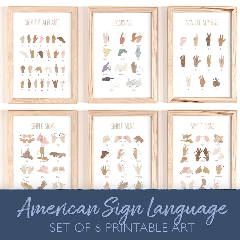 Asl Decor Wall Decor - Etsy