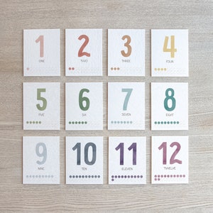 Count to 20 Numbers Flashcards, Learning Numbers, Printable Counting ...