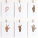 Sign Language Numbers Flash Cards ASL Flash Cards - Etsy