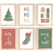 Christmas Home Decor, Set of 6 Boho Prints, Gallery Wall Set, Boho ...