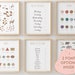 Set of 6 Educational Posters Alphabet Poster Classroom - Etsy