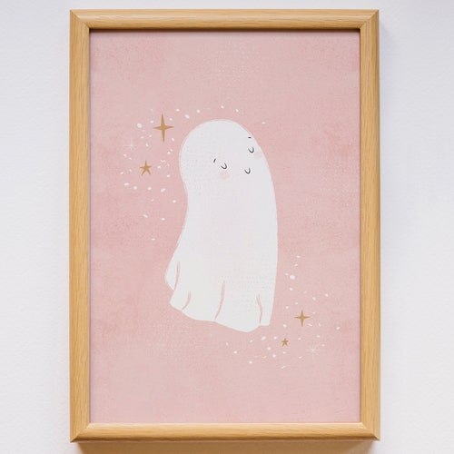 Spooky Printable Pastel Halloween Creepy Cute Art Print - Etsy