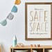 Safe Space Wall Art Educational Posters Kids Room Decor | Etsy