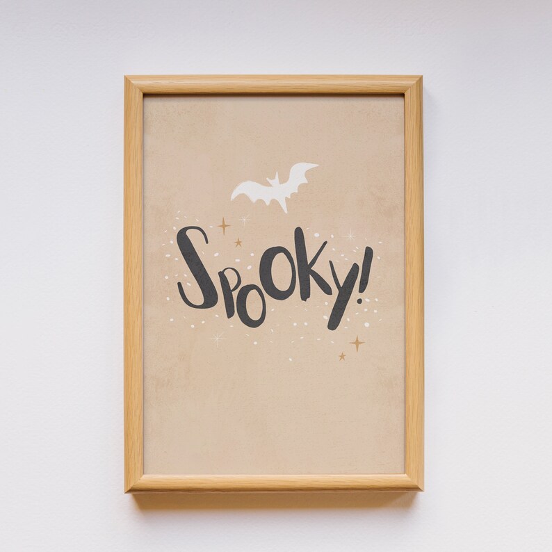 Spooky Printable, Pastel Halloween, Creepy Cute Art Print, Halloween ...