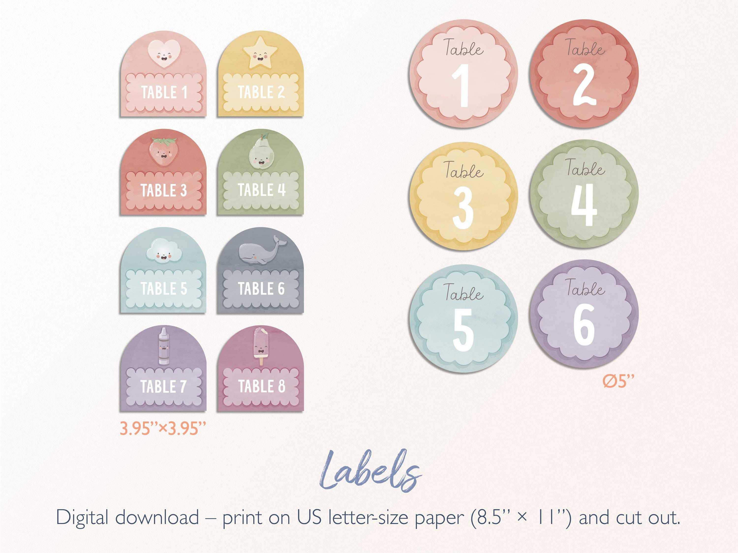 Editable Rainbow Classroom Labels: Teacher Toolbox Organizer (digital ...