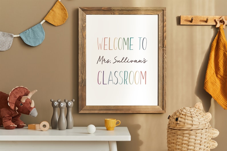 Welcome to Classroom Decoration Printable Educational Wall - Etsy