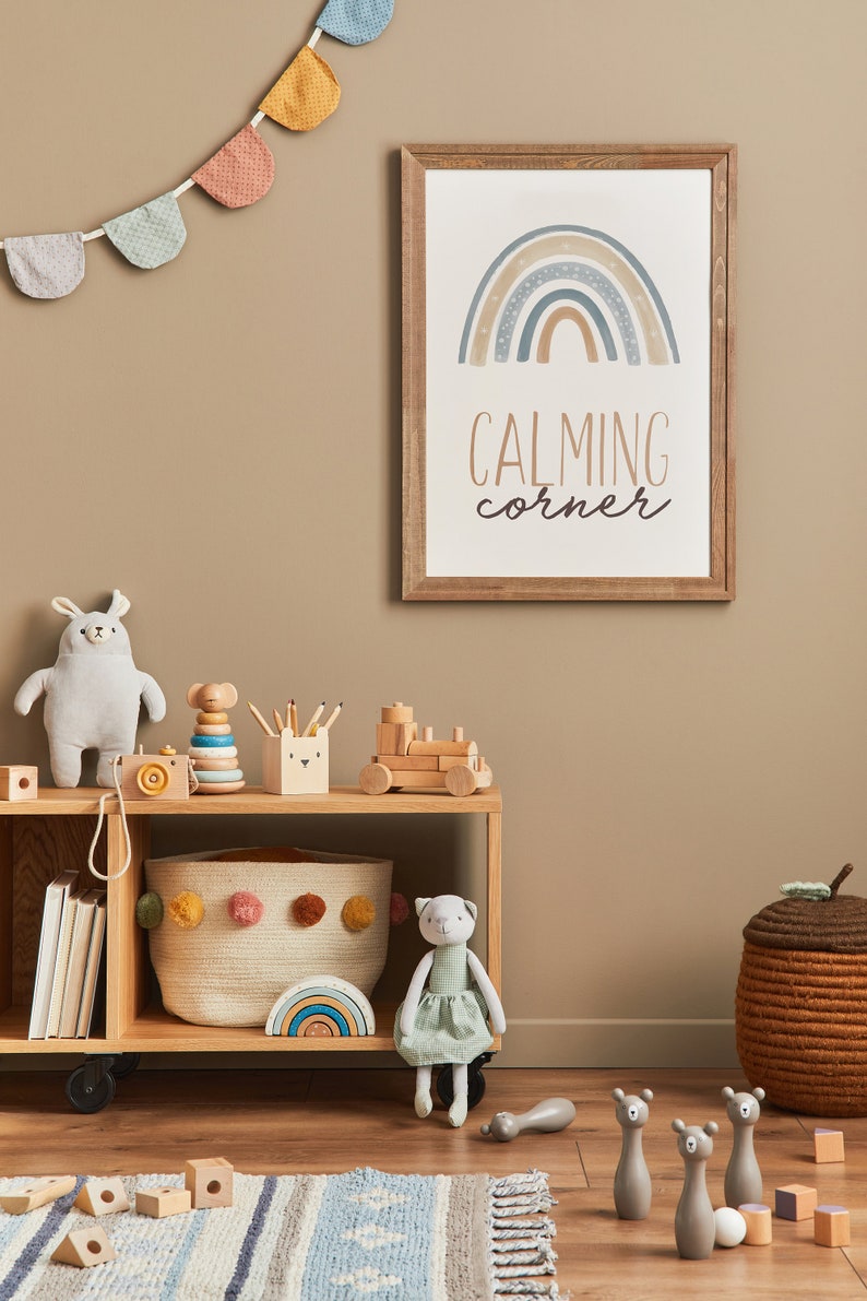 Calming Corner Calm Down Zone Educational Poster Emotions - Etsy