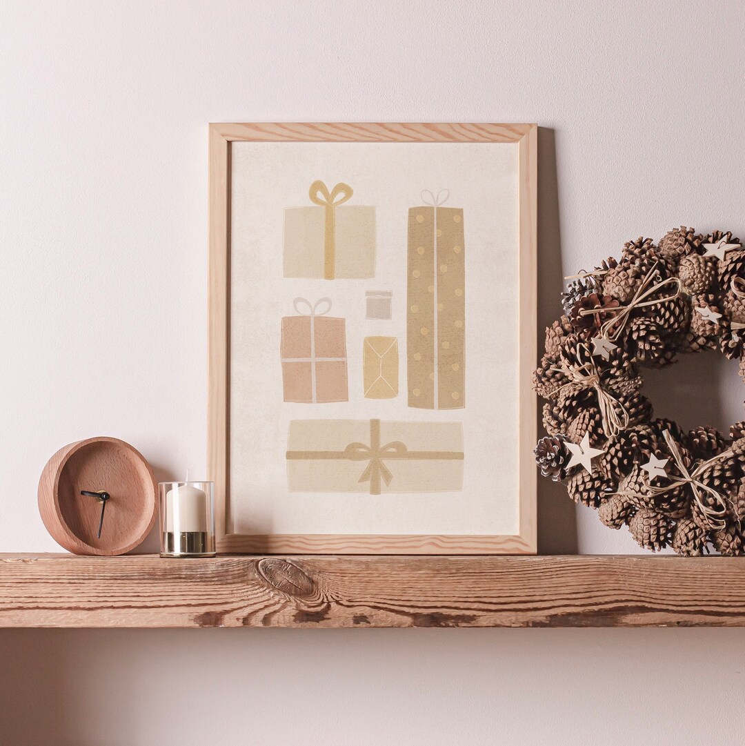 Christmas Home Decor Christmas Print Boho Christmas - Etsy