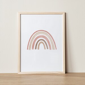 Sun Cloud Rainbow, Boho Prints, Blush Pink Wall Art, Gallery Wall Set ...