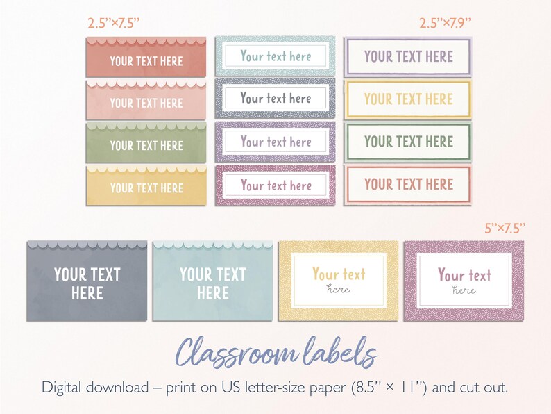 Editable Rainbow Classroom Labels: Teacher Toolbox Organizer (digital ...