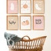 Set of 6 Pastel Halloween Posters Boho Halloween Print Pink - Etsy