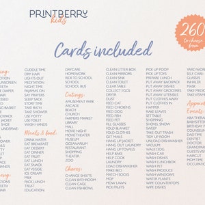260 Routine Cards & Charts, Kids Daily Routine, School and Chore Cards ...