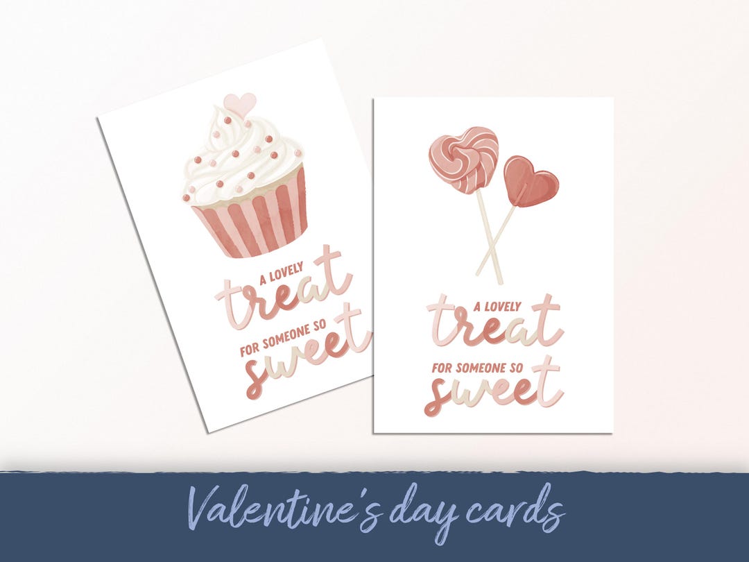 Printable Treat for Someone Sweet, Valentine's Day Treat Card ...