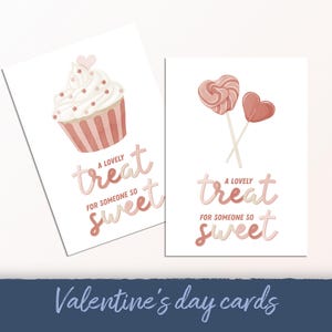 Printable Treat for Someone Sweet, Valentine's Day Treat Card ...