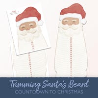 Christmas Countdown Calendar, Advent Calendar, 25 Days of Christmas ...