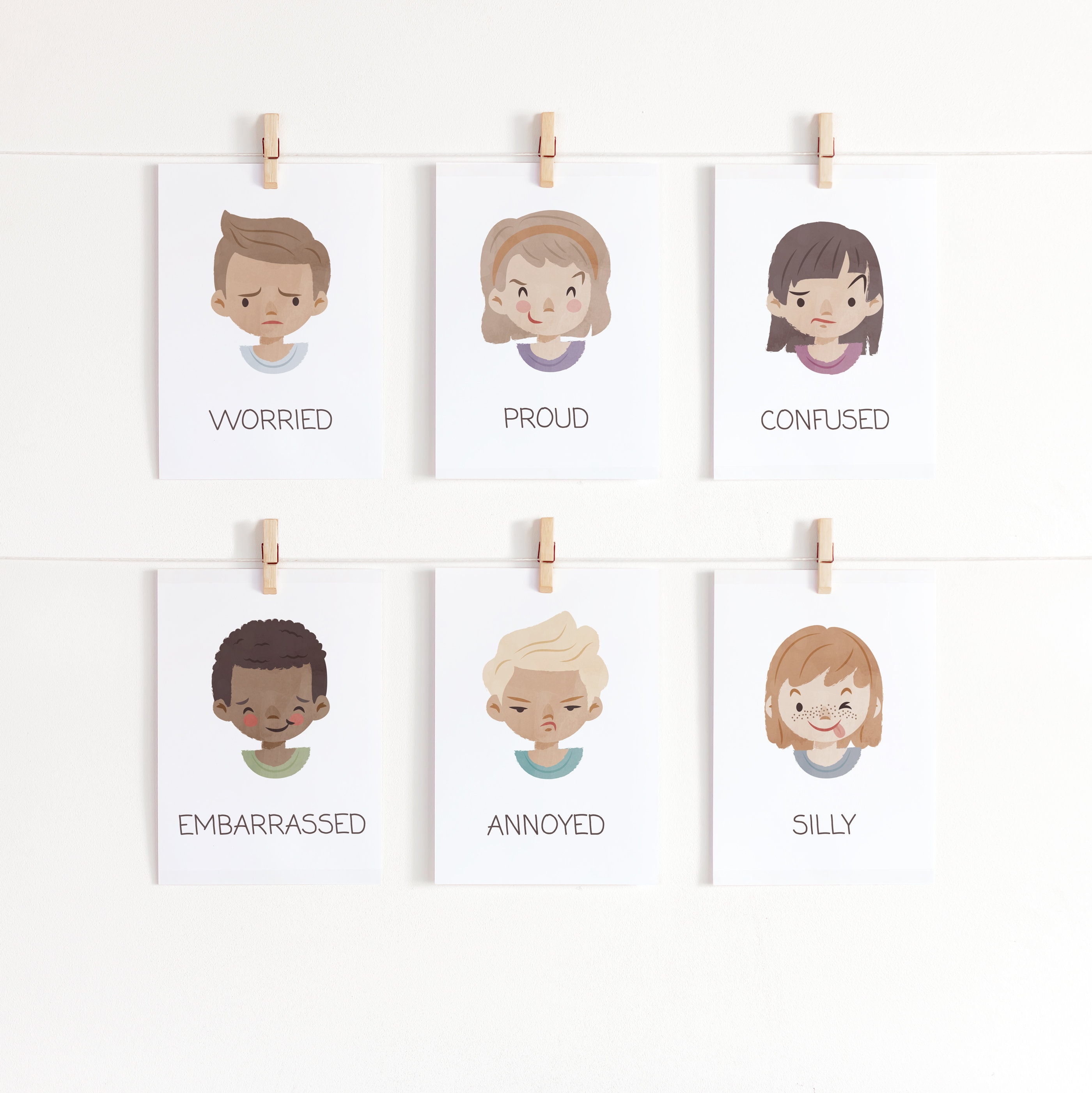 Editable Emotion Flashcards Feelings Flash Cards Montessori - Etsy ...