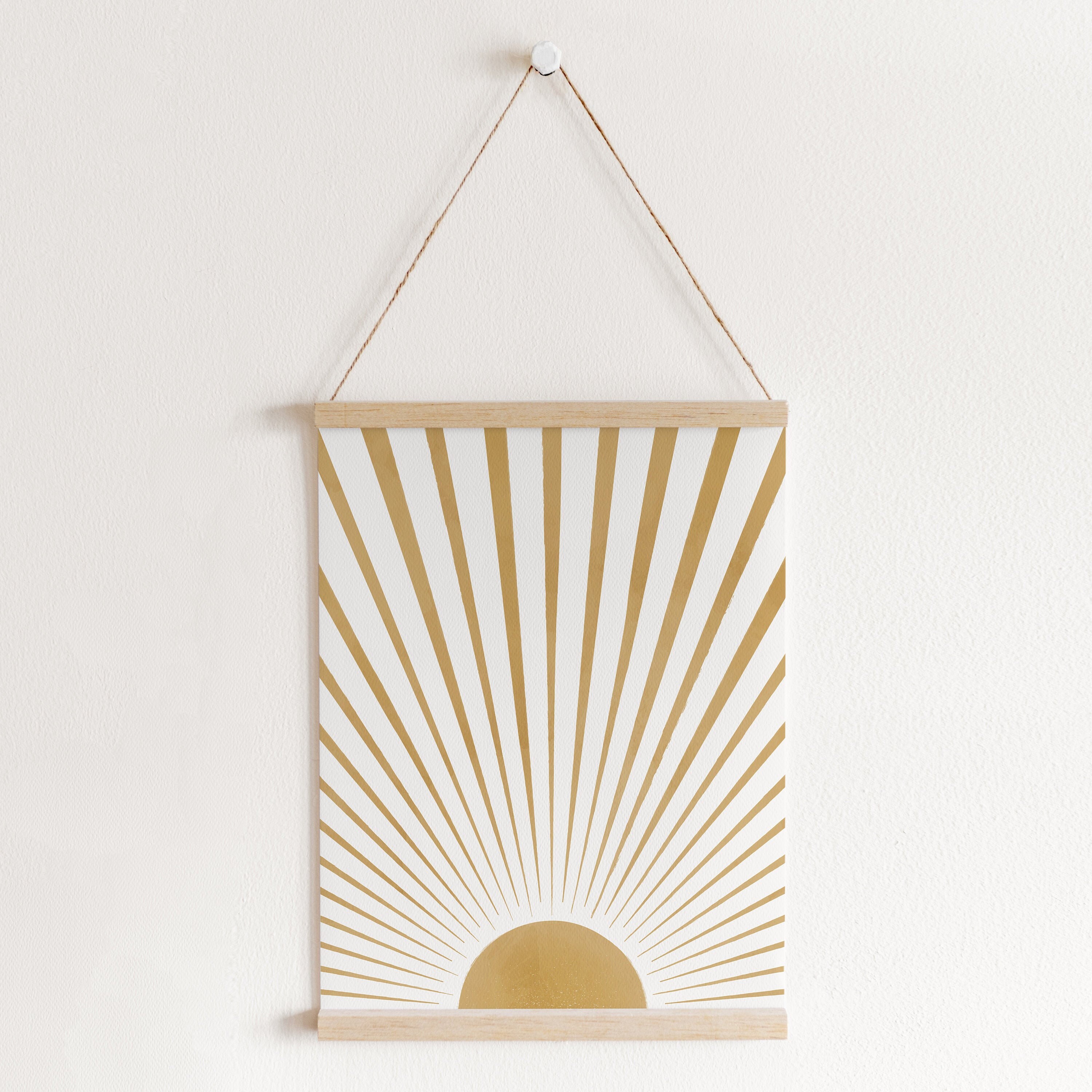 Boho Sun Printable Horizon Sun Art Modern Sunshine Print | Etsy