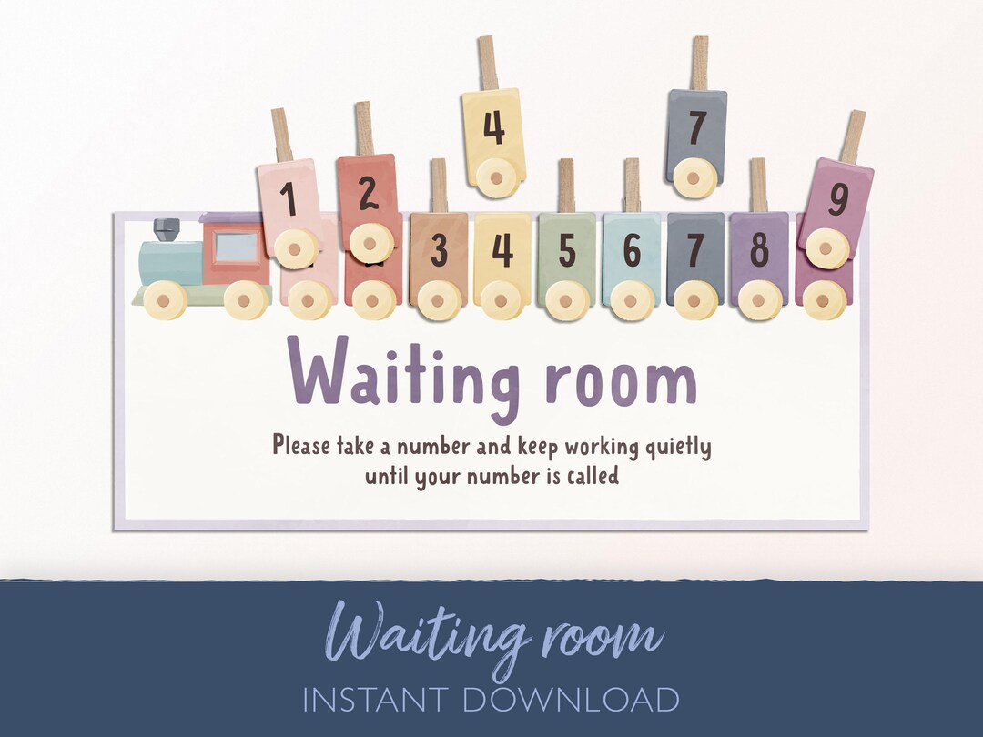 Teacher Waiting Room Sign: Classroom Management Printable (digital ...