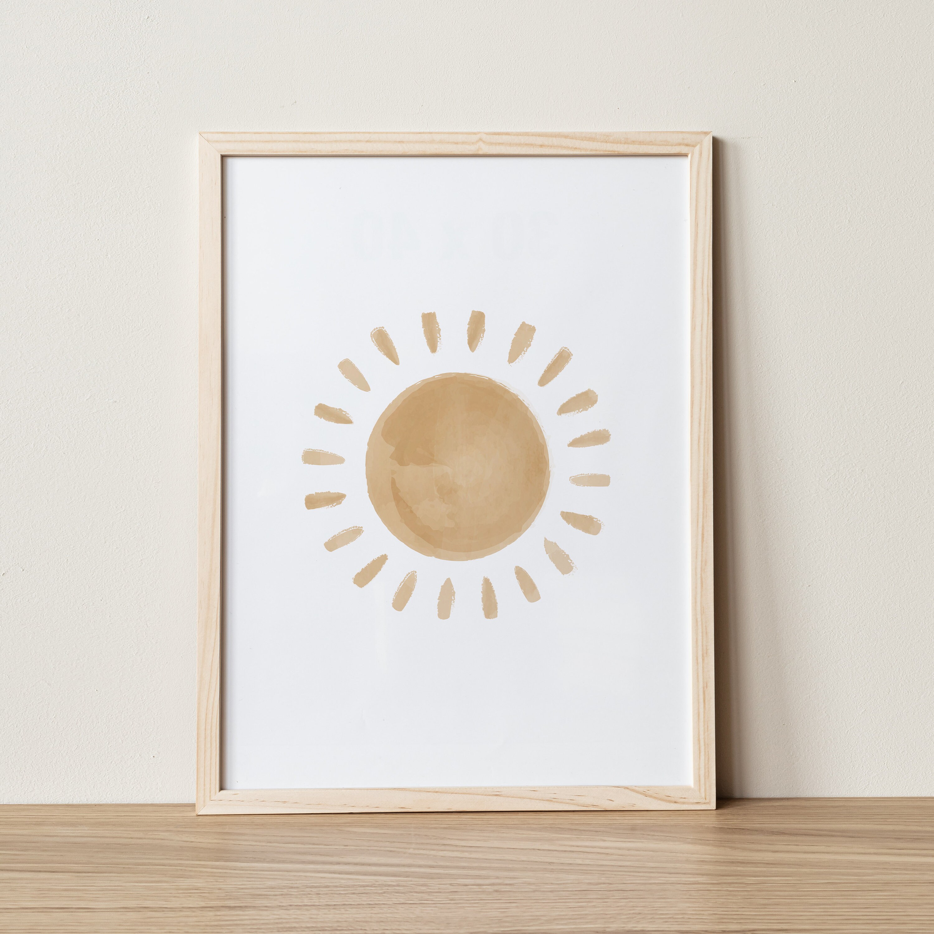 Sun Cloud Rainbow Boho Nursery Printable Wall Art Gallery | Etsy