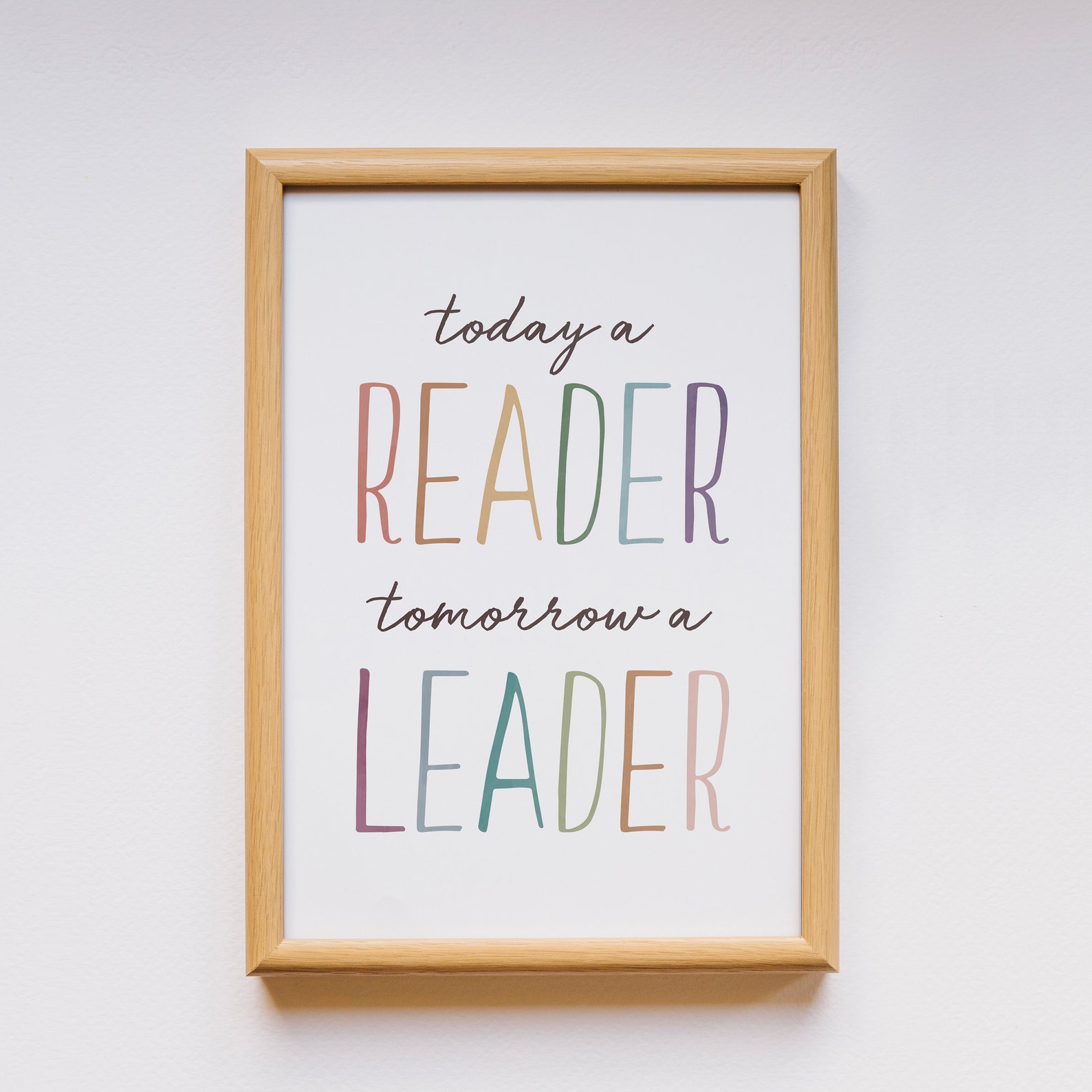 Today A Reader Tomorrow A Leader Classroom Decor Reading - Etsy UK