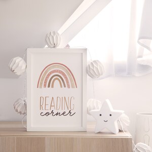 Reading Corner, Kids Room Decor, Educational Posters, Preschool Poster ...