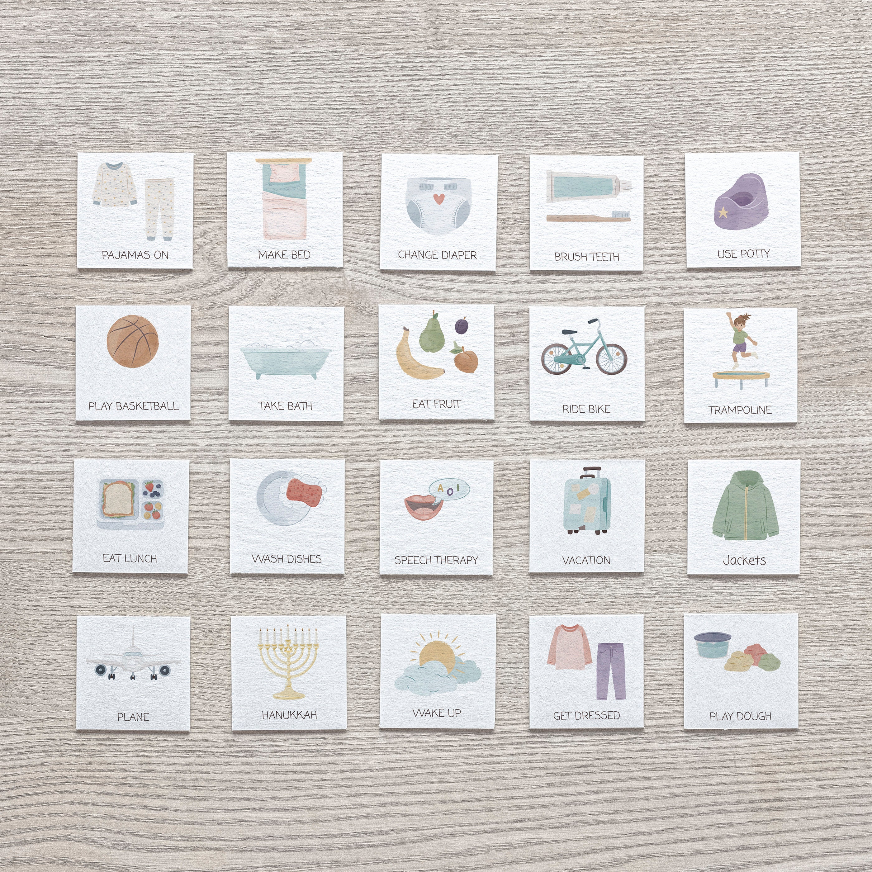 Editable Kids Weekly Planner: Visual Schedule, Chore Chart (digital ...