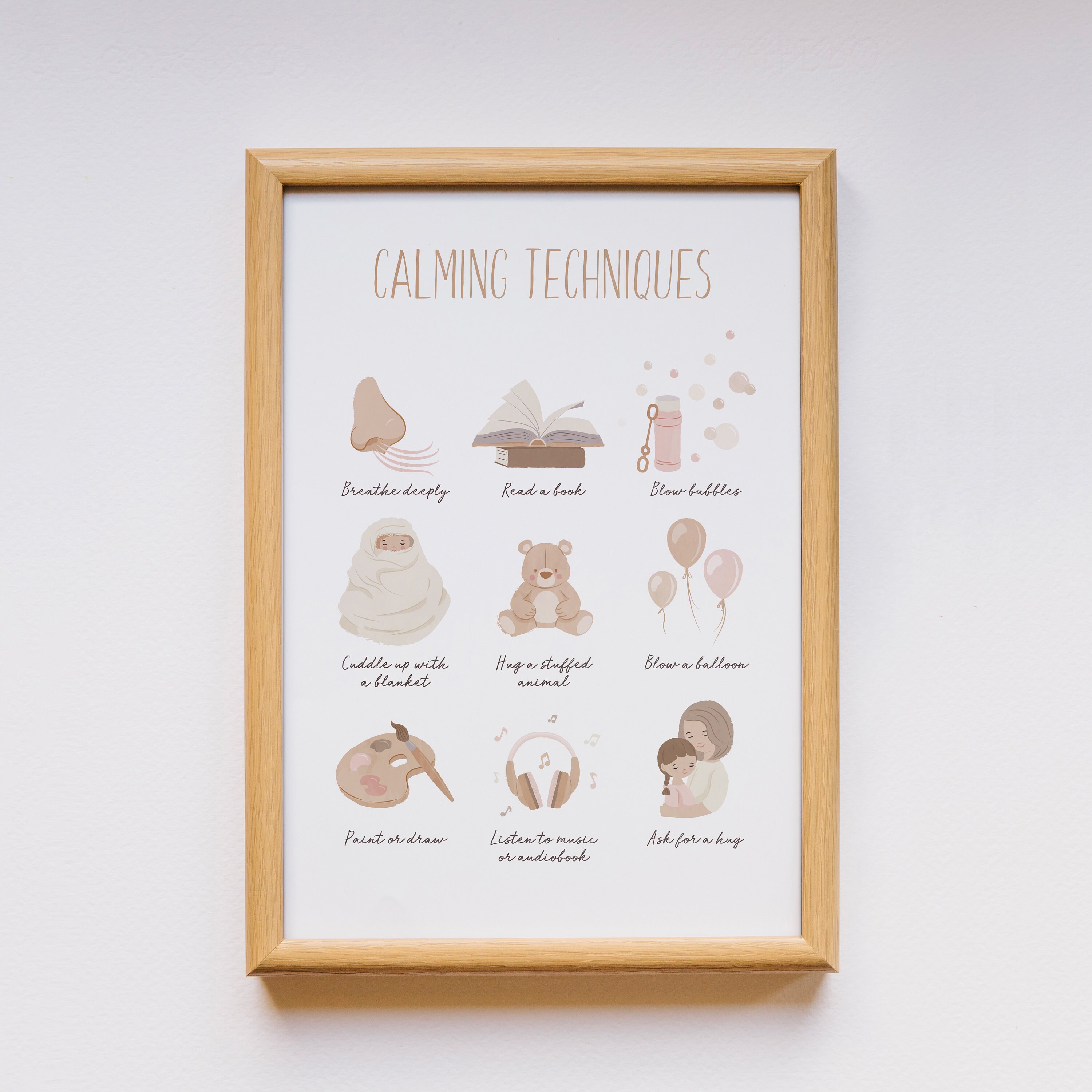 Calming Strategies Feelings Poster Educational Posters - Etsy Canada