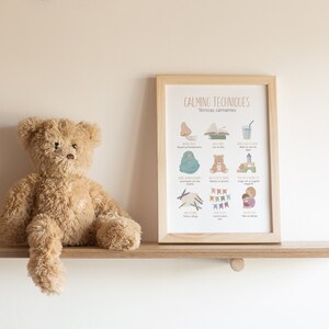 English to Spanish Calming Strategies, Calm Down Corner, Educational ...