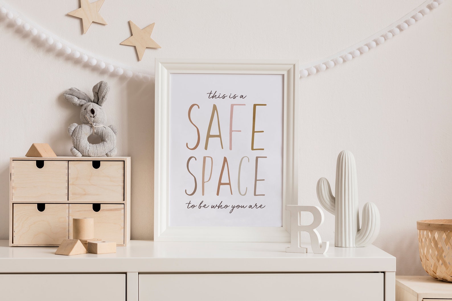 Safe Space Wall Art Educational Posters Kids Room Decor | Etsy