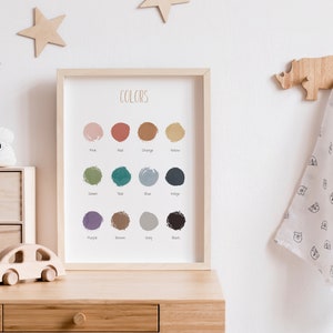 Colors Educational Posters, Learn Colors, Classroom Decor, Colors ...